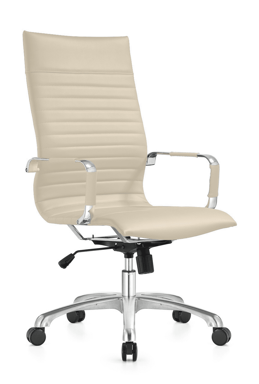 LeisureMod Harris High-Back Office Chair-Color:Tan - Walmart.com