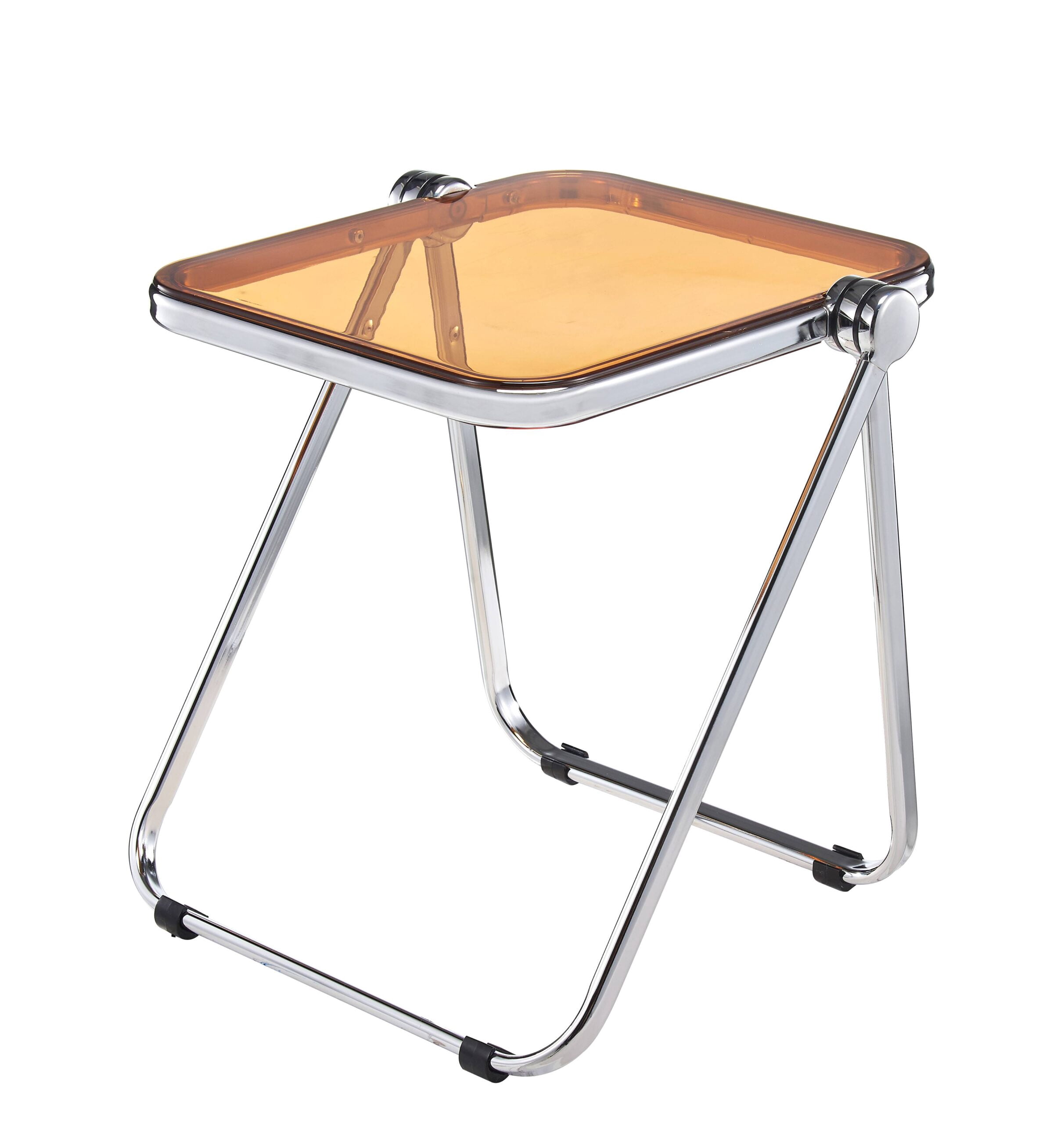 LeisureMod Lawrence Mid-Century Modern Rectangular Folding Side Table ...