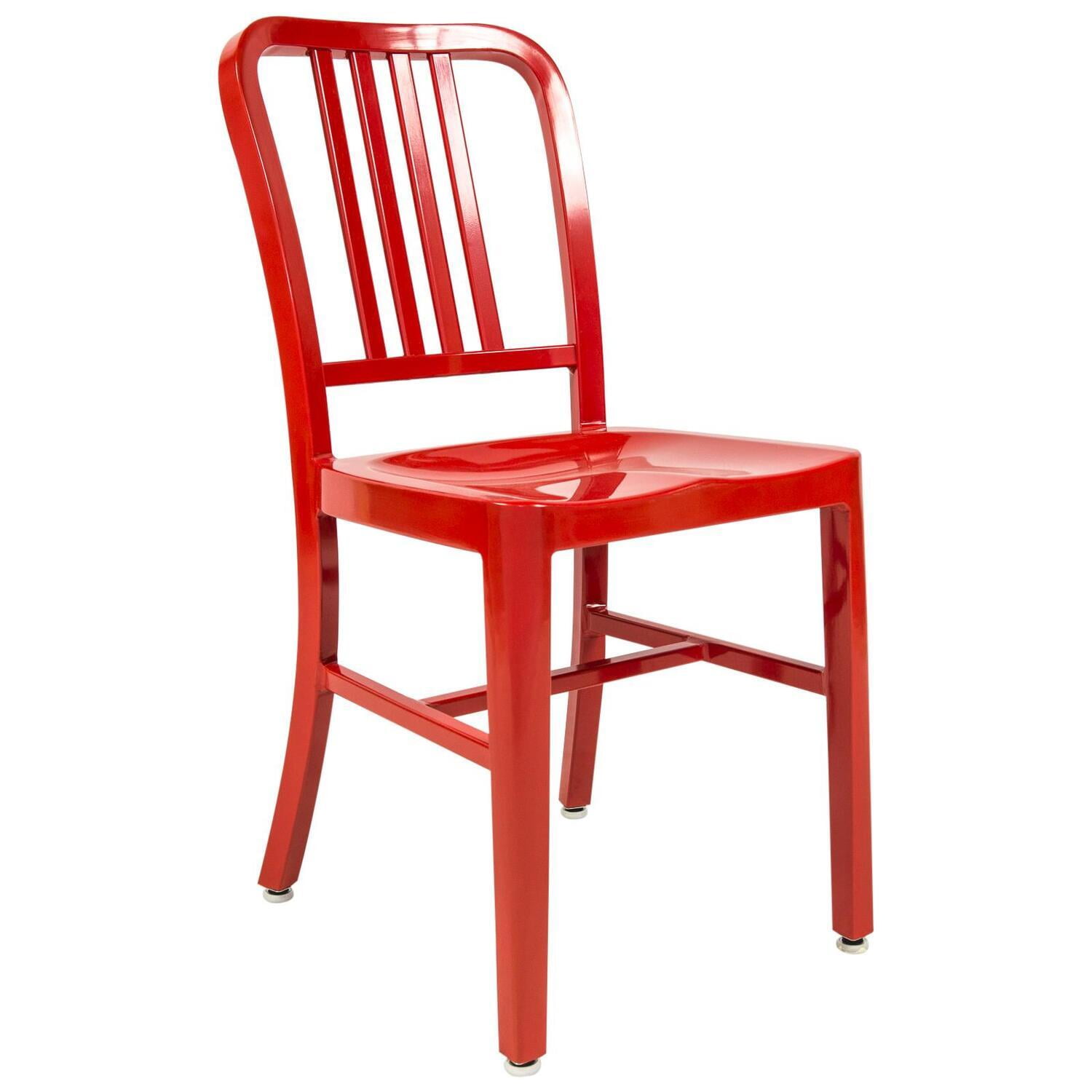 LeisureMod Modern Alton Side Dining Chair-Color:Red - Walmart.com