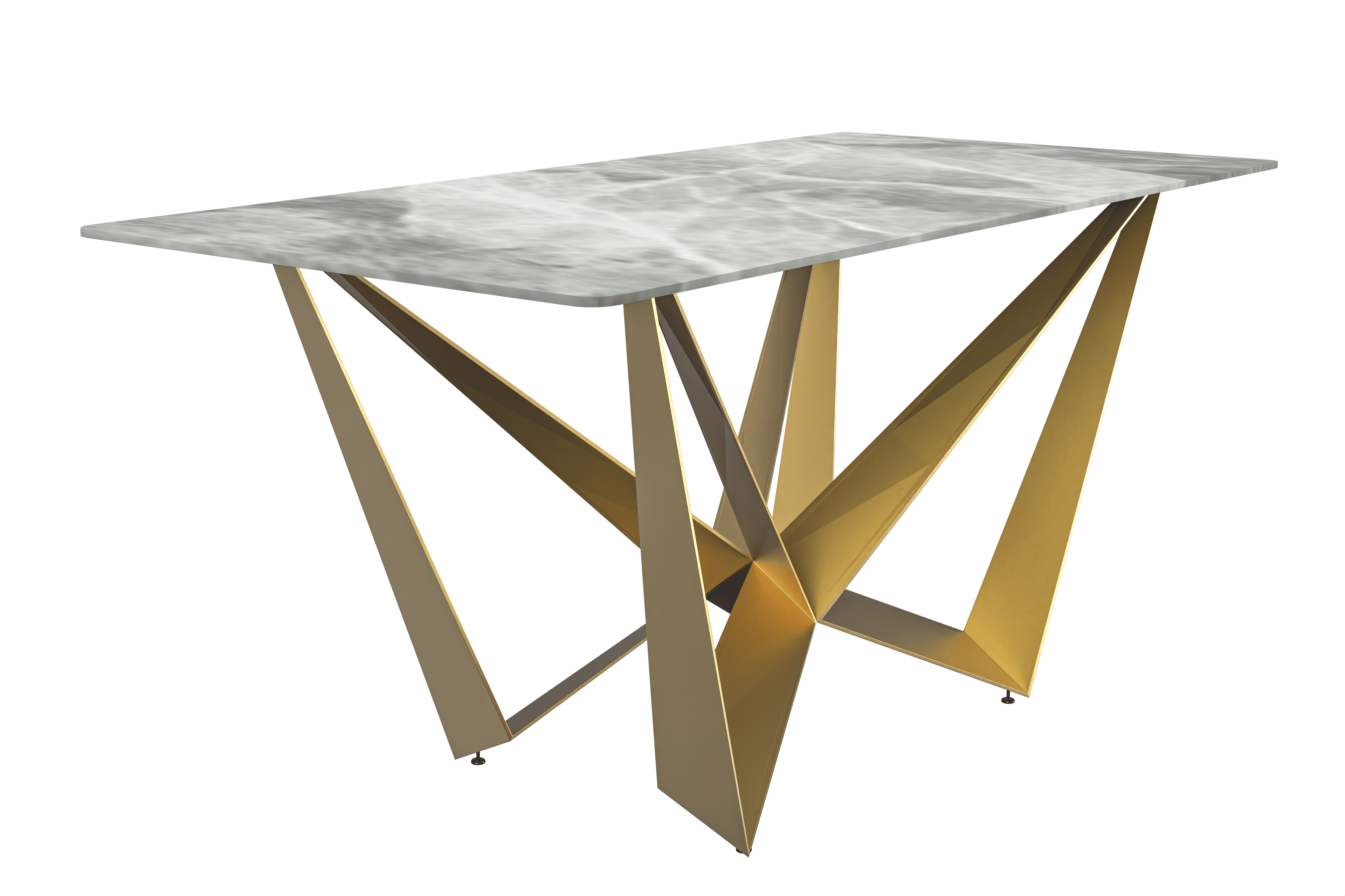 LeisureMod Nuvor Modern Dining Table with a 71" Glass Rectangular Top ...