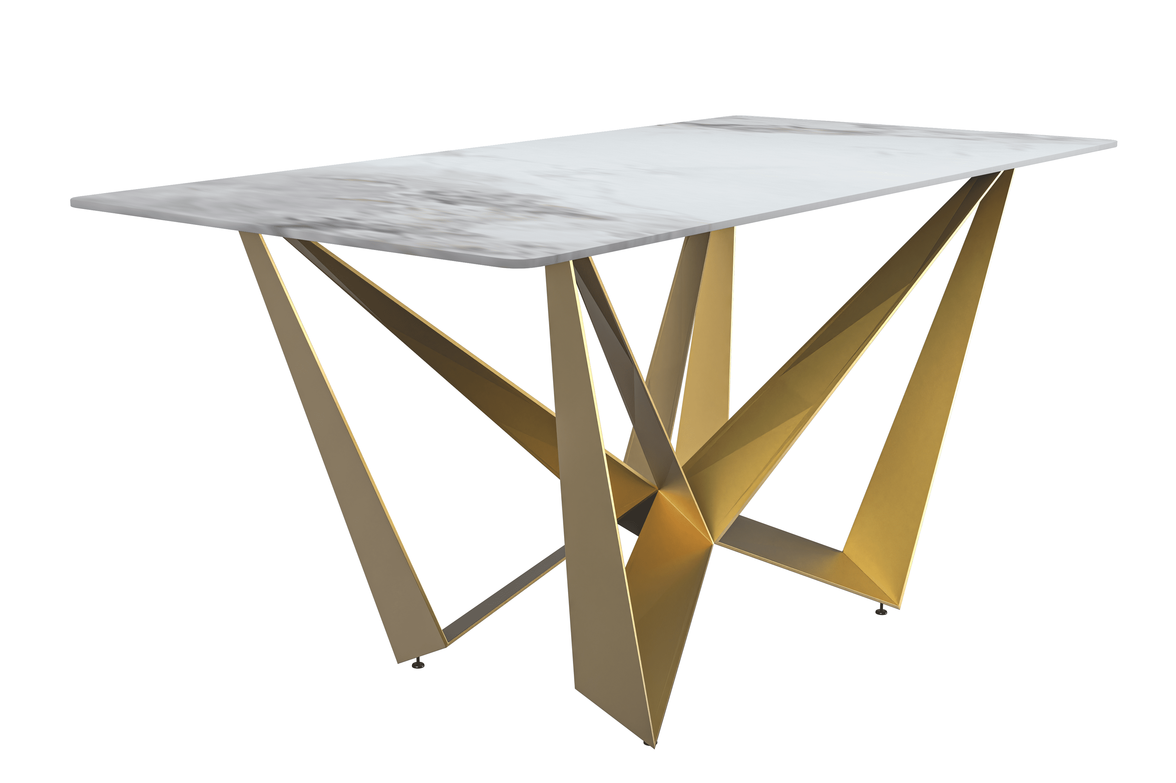 LeisureMod Nuvor Modern Dining Table with a 71" Glass Rectangular Top ...