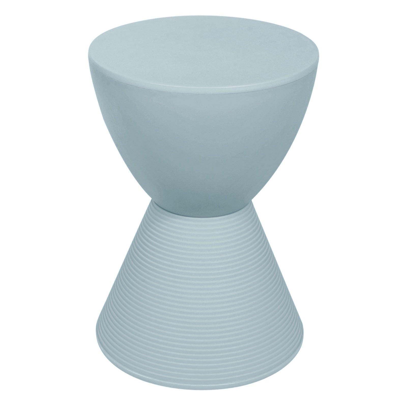 LeisureMod, Modern Side Table, Dusty Blue, 11.75"x11.75"x16.75 ...
