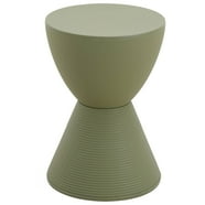 GDF Studio Attola Outdoor Lightweight Cement End Table, Modern Patio ...