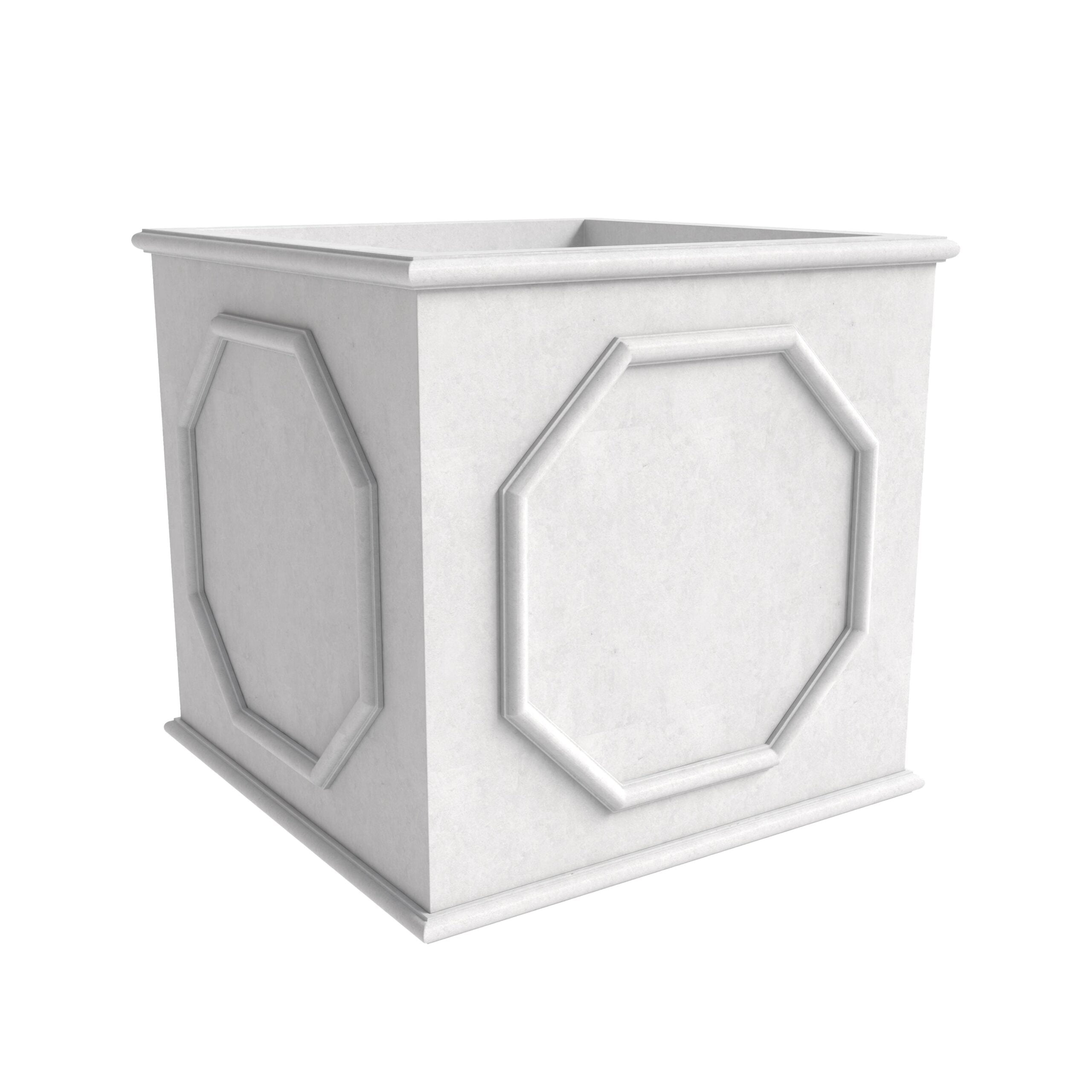 LeisureMod Sprout Fiberstone and MgO Clay Planter, Mid-Century Modern ...