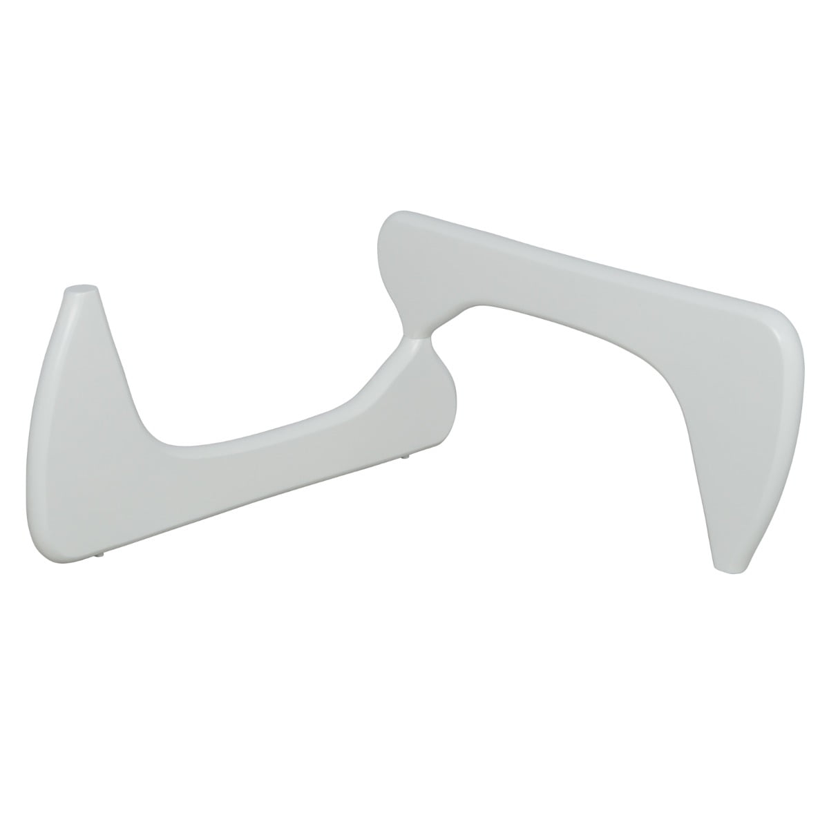 LeisureMod Triangular Coffee Table Base in Rubberwood with Stained ...