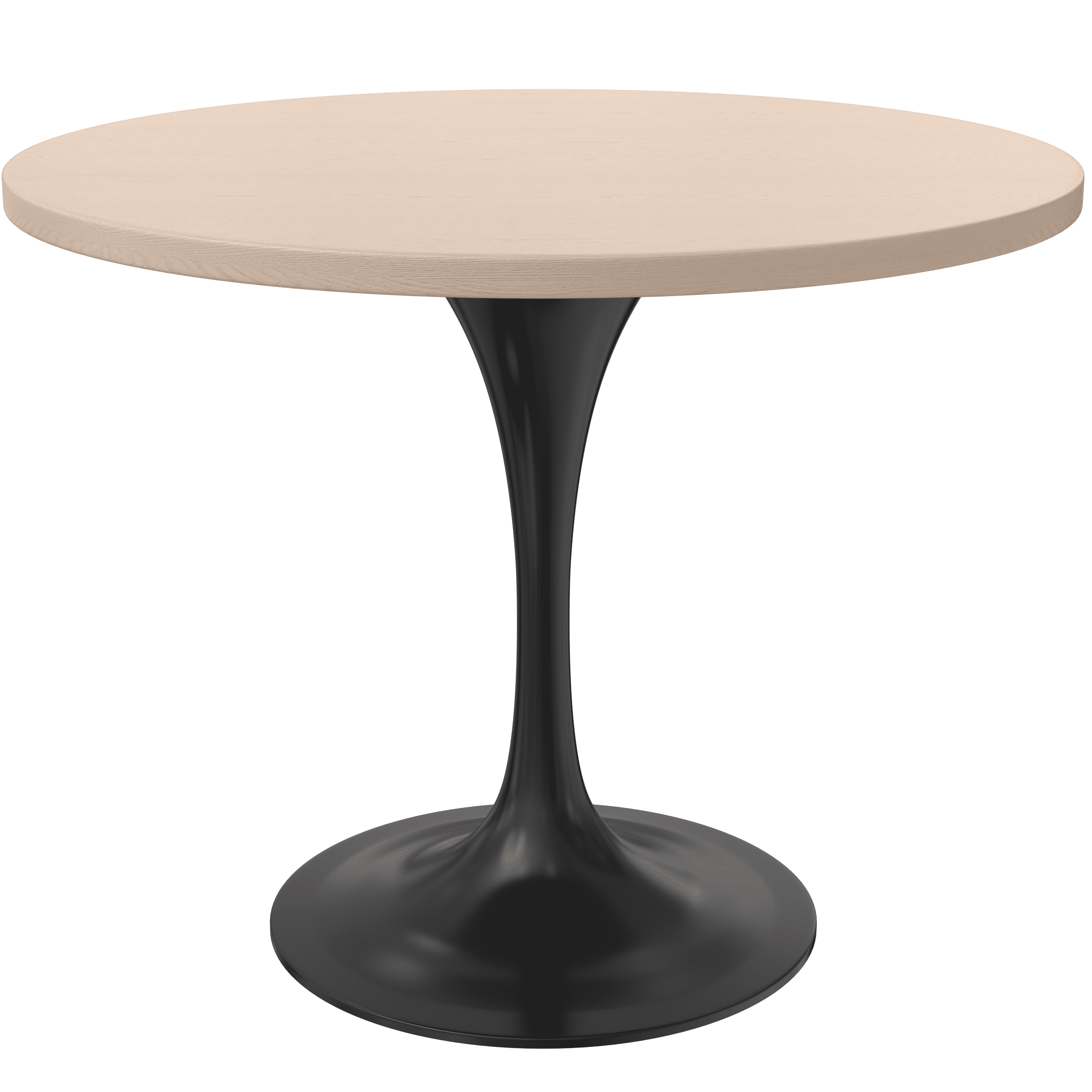 LeisureMod Verve Mid-Century Modern Dining Table with a 36" Round MDF ...