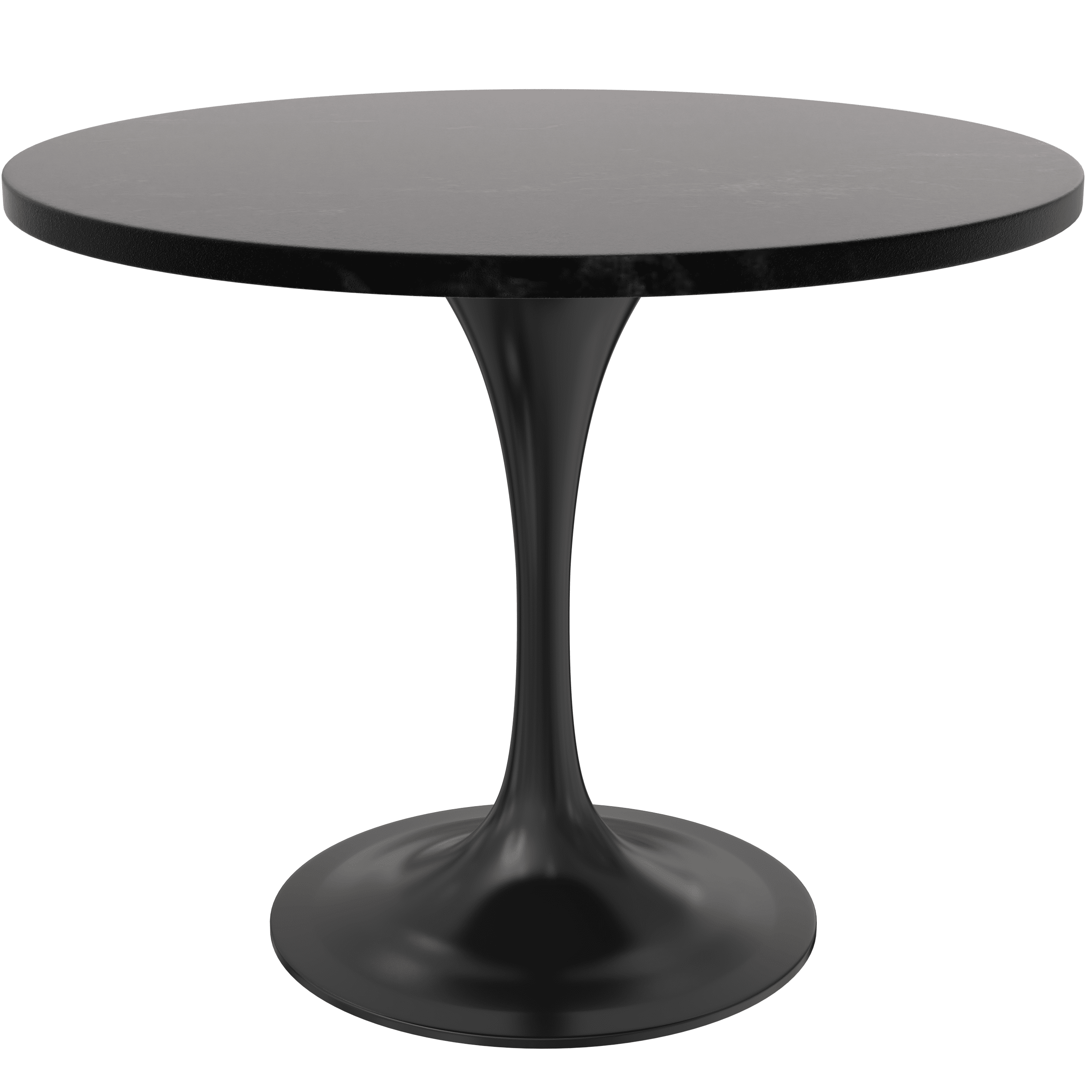 LeisureMod Verve Mid-Century Modern Dining Table with a 36" Round MDF ...