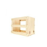 Leisurewoods 7" x 5.125" x 4" Unvarnished Rectangular Farm Crate ...