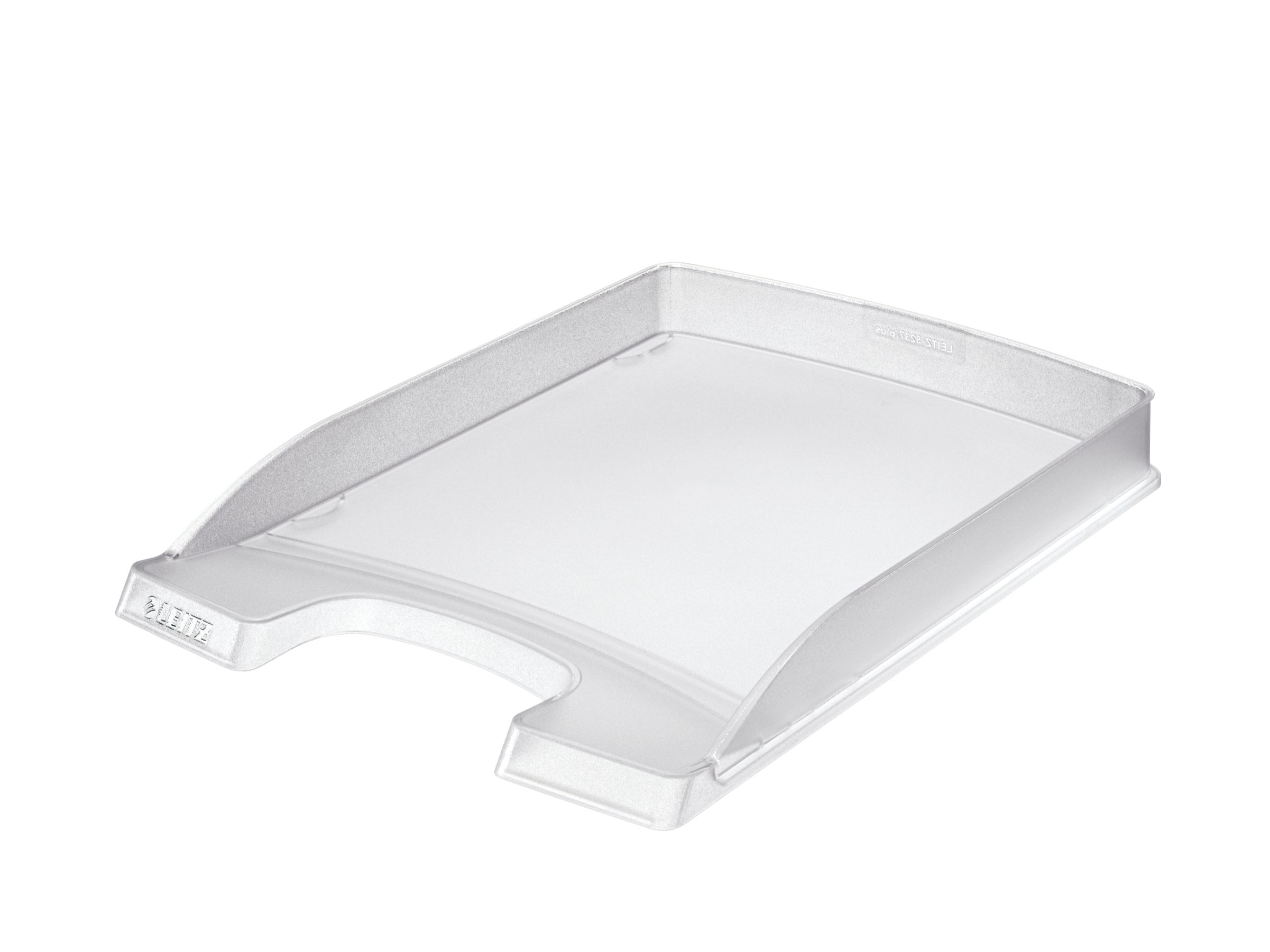 Leitz A4 Letter Tray, Slim, Clear, Plus Range, 52370003 Clear Pack of 1 ...