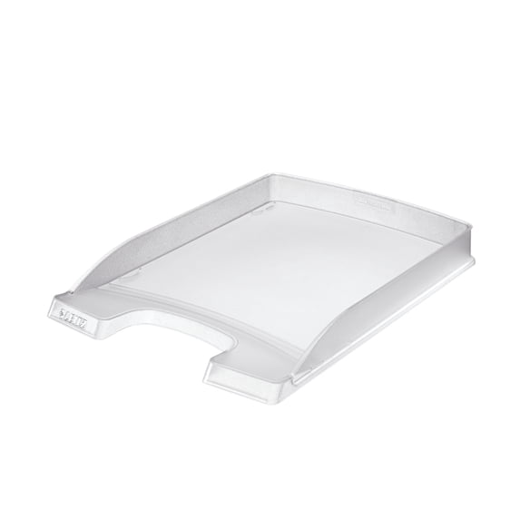 Leitz A4 Letter Tray, Slim, Clear, Plus Range, 52370003 Clear Pack of 1 ...