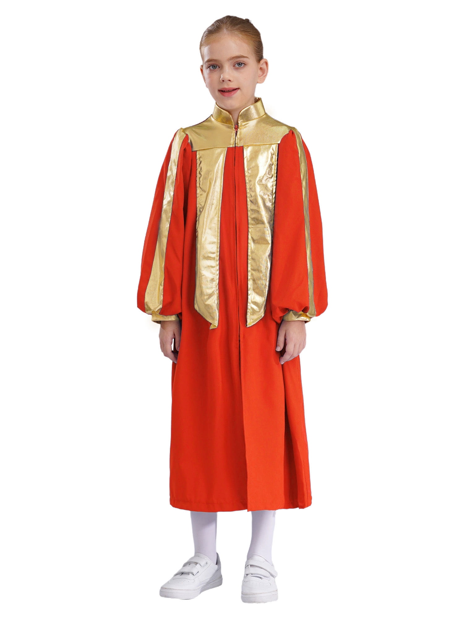 Lejafay Boys Girls Color Block Church Baptism Choir Robes Kindergarten ...