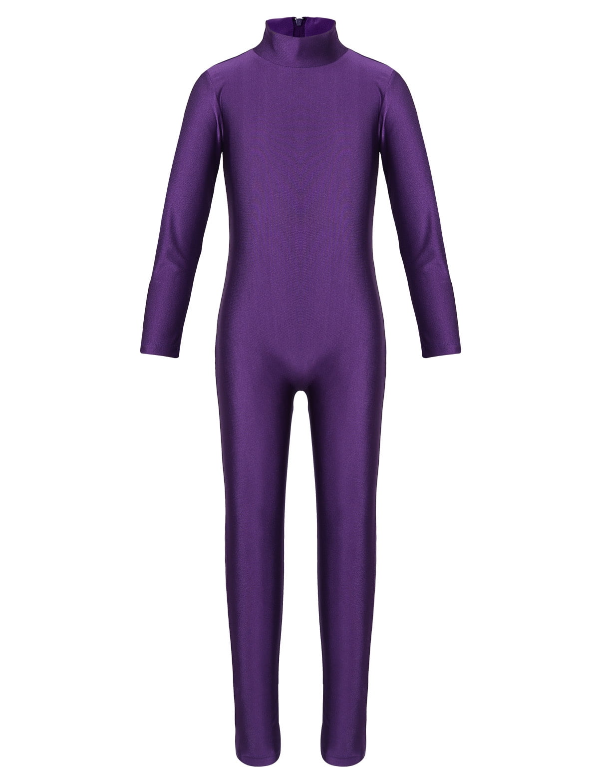 Lejafay Kids Boys Girls Full Length Bodysuit Unitards Spandex Zentai ...