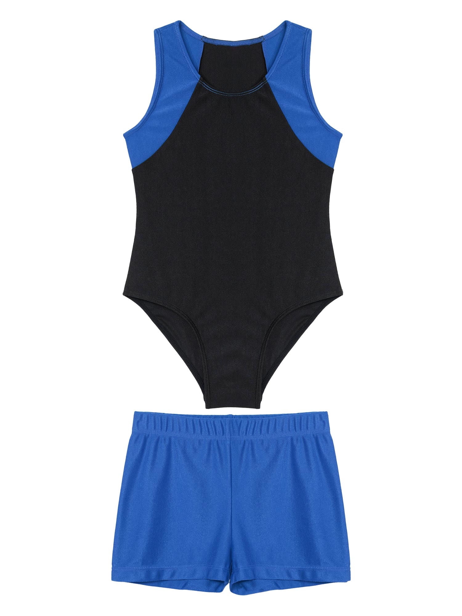 Lejafay Kids Girls Boys Gymnastics Leotards Unitard Kids Short Tank ...