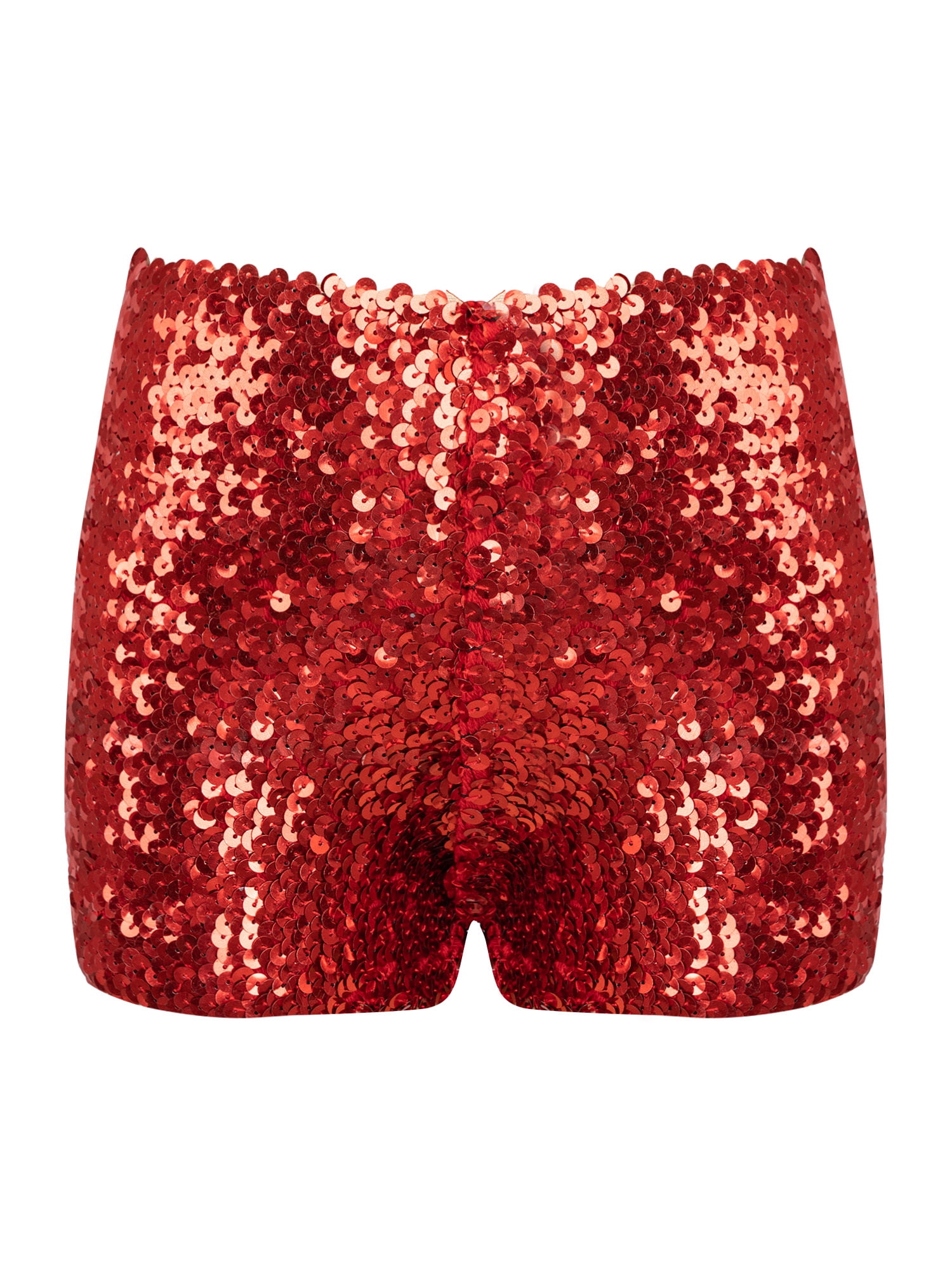 Lejafay Kids Girls Shiny Sequin Glitter Ballet Dance Shorts Boyshorts ...