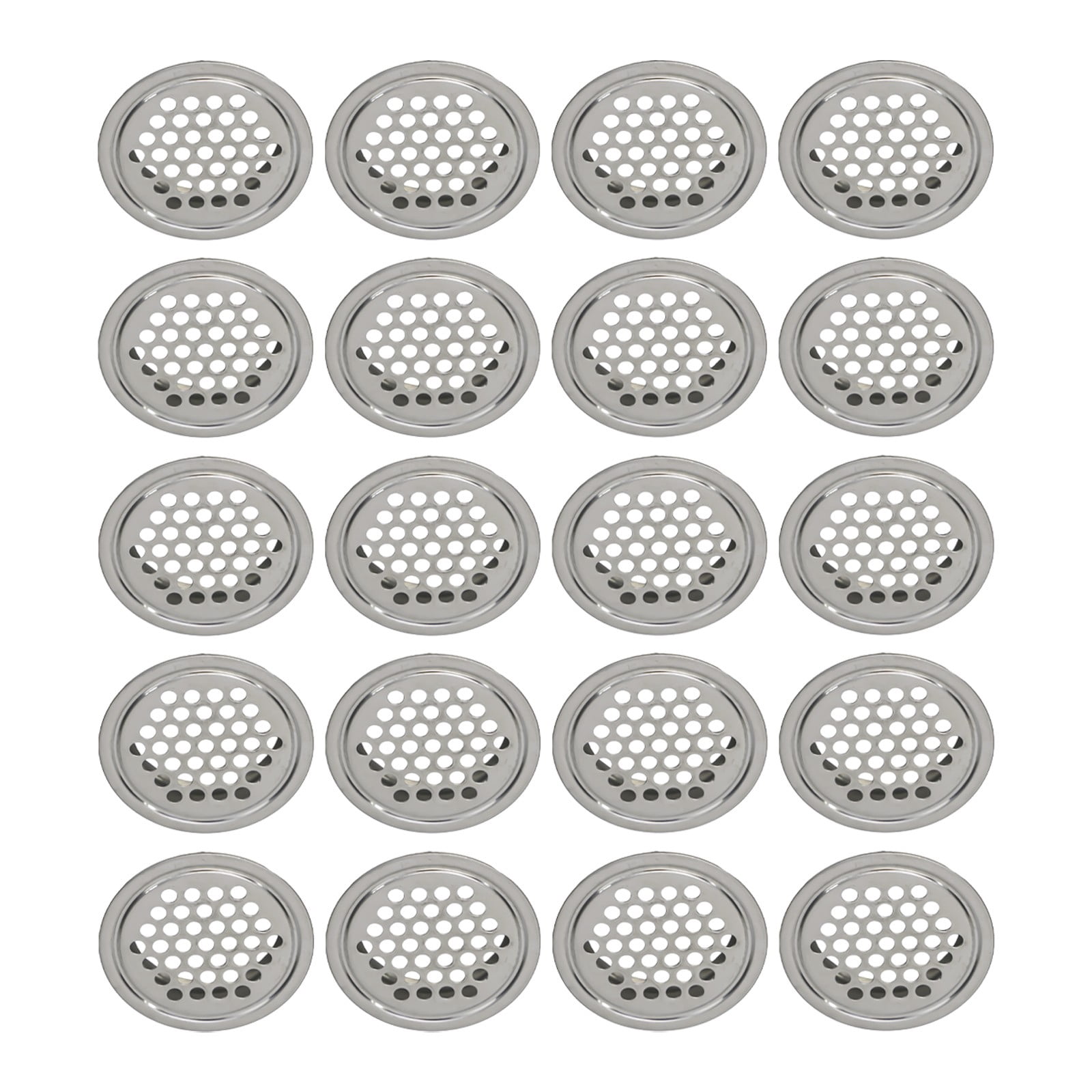 Leke 20pc Stainless Steel Air Vent Grille Shoe Cabinets Wardrobe Metal ...