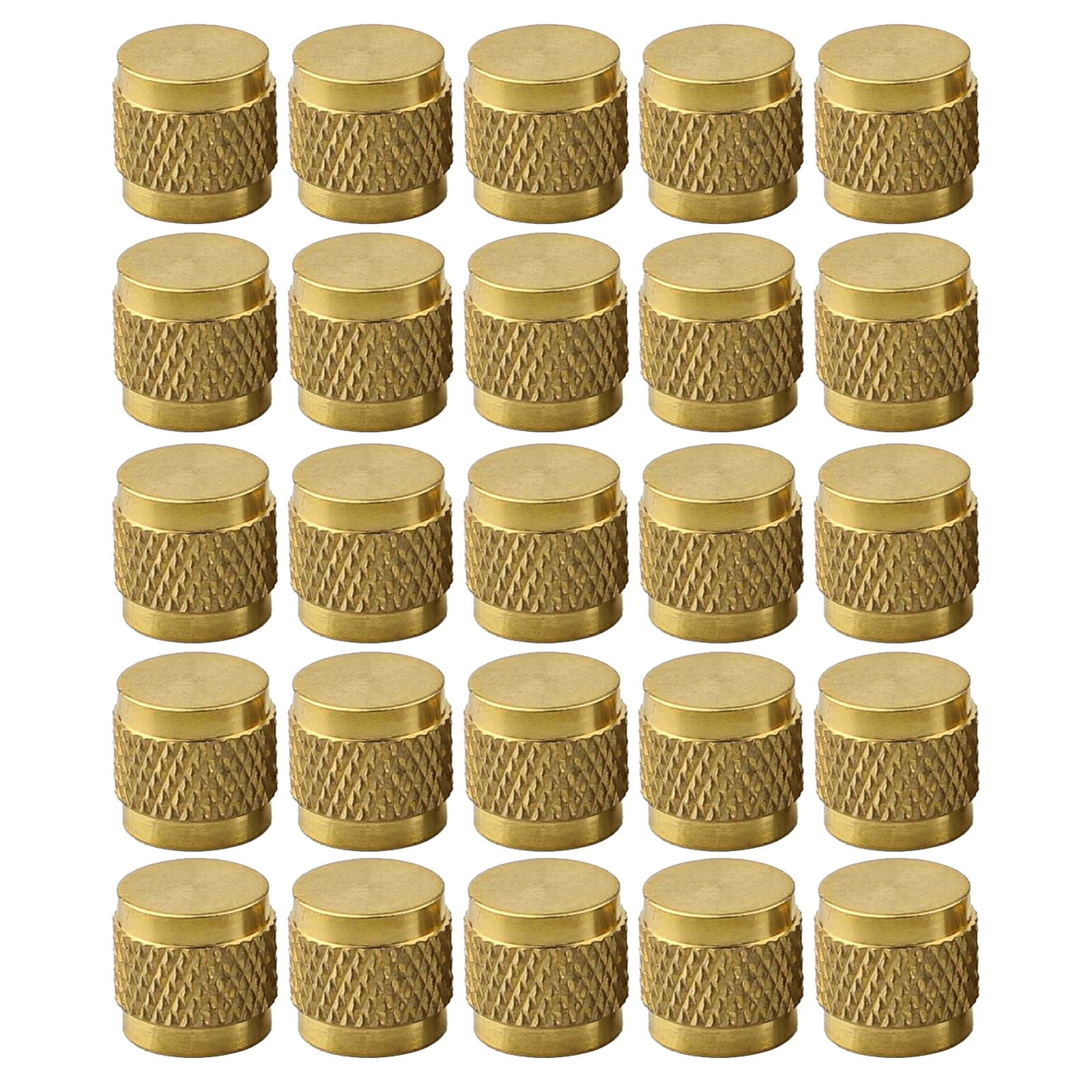Leke 25/50PCS Engine Hood Cover /4 Round Brass with Rubber O-Ring HVAC ...