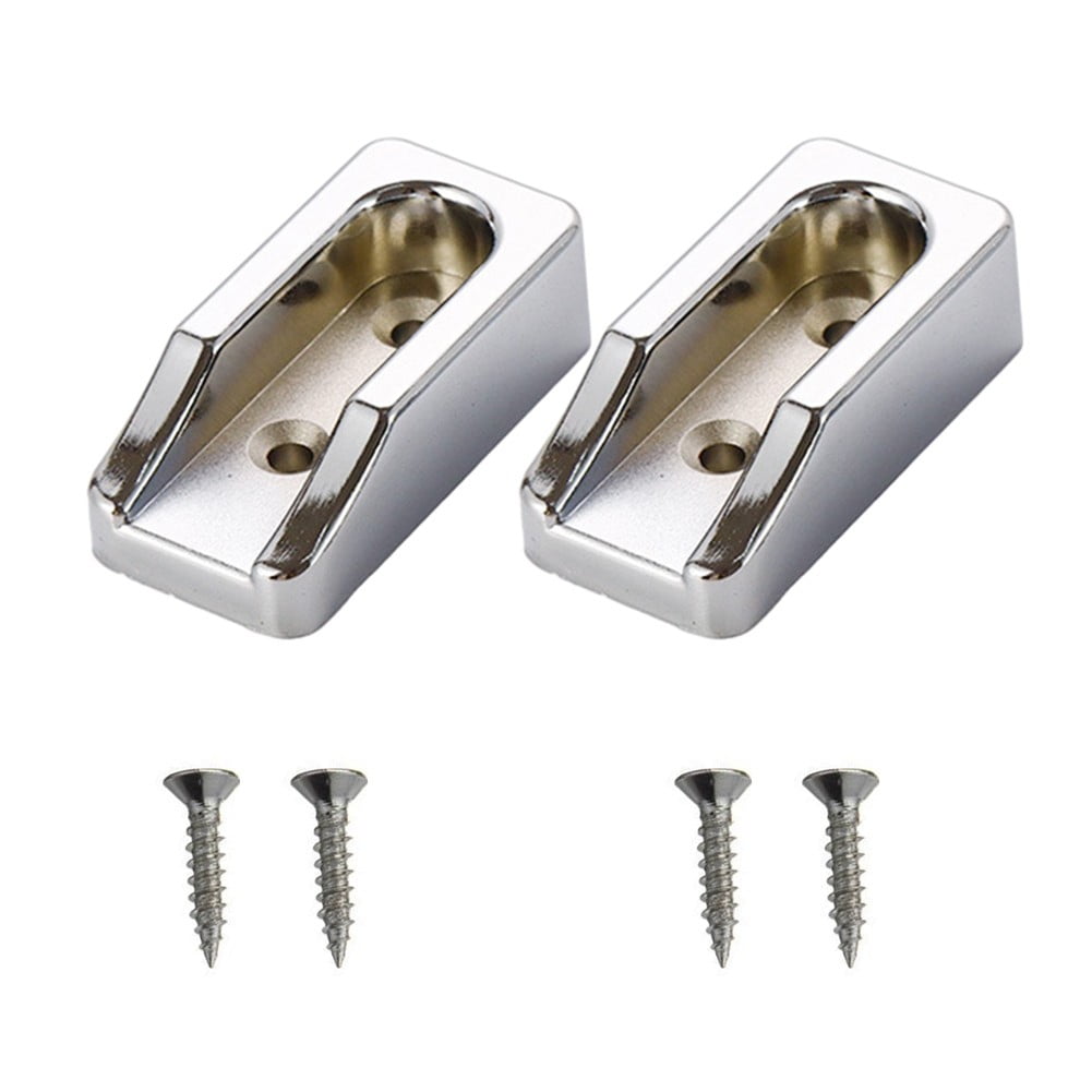 Leke 2x Bracket Clothes Hanging Rod Holder Clothes Rail Support Closet ...