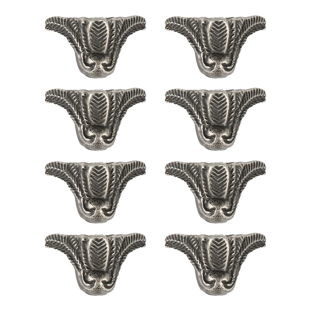 Leke Antique Corner Protectors Jewelry Box Decorative Metal Leg Corner ...