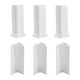 Leke Baseboard Corner Blocks for 10cm Height Baseboard Wall Base Corner ...