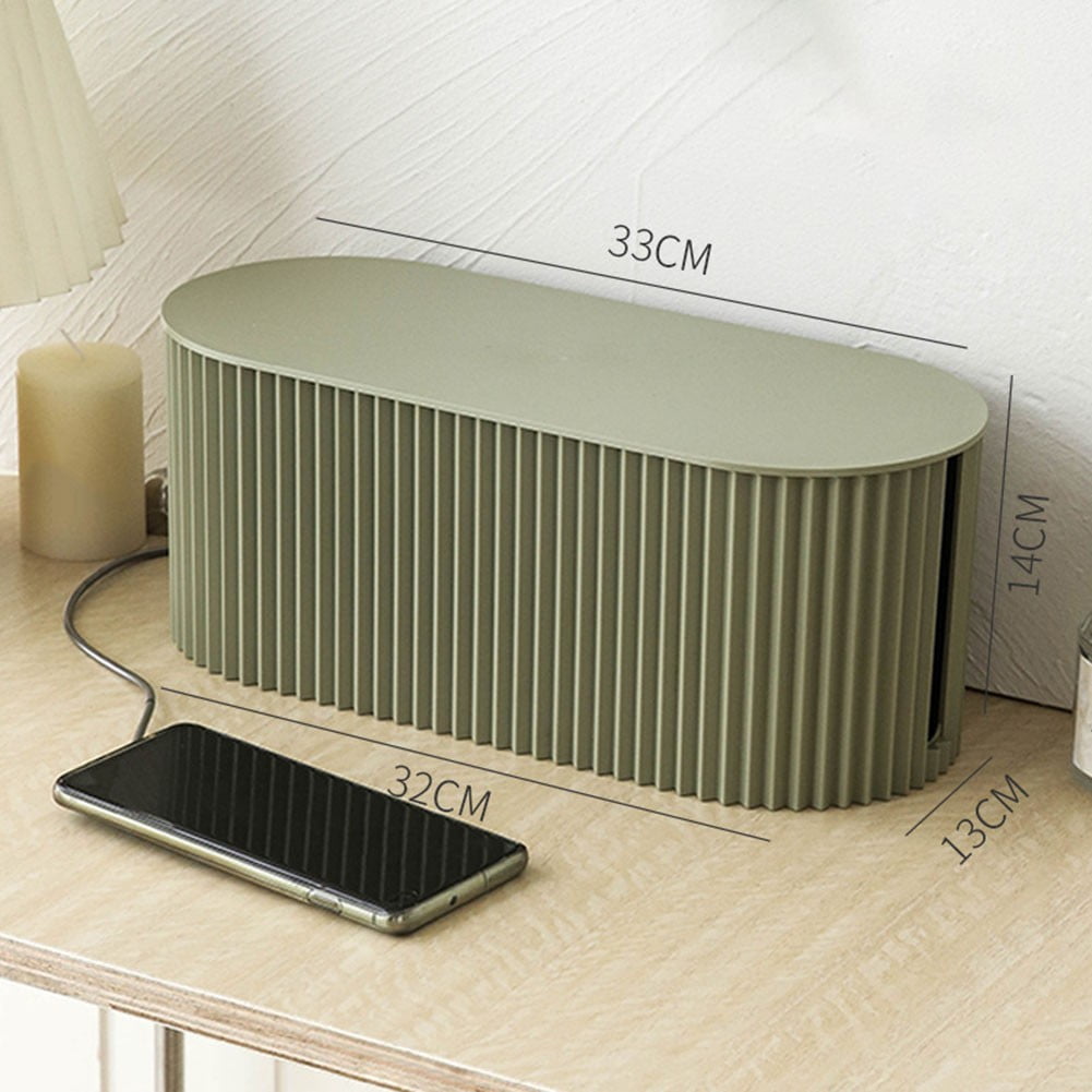 Leke Cable Organiser Box Storage Box Cable Management Box Collector for ...