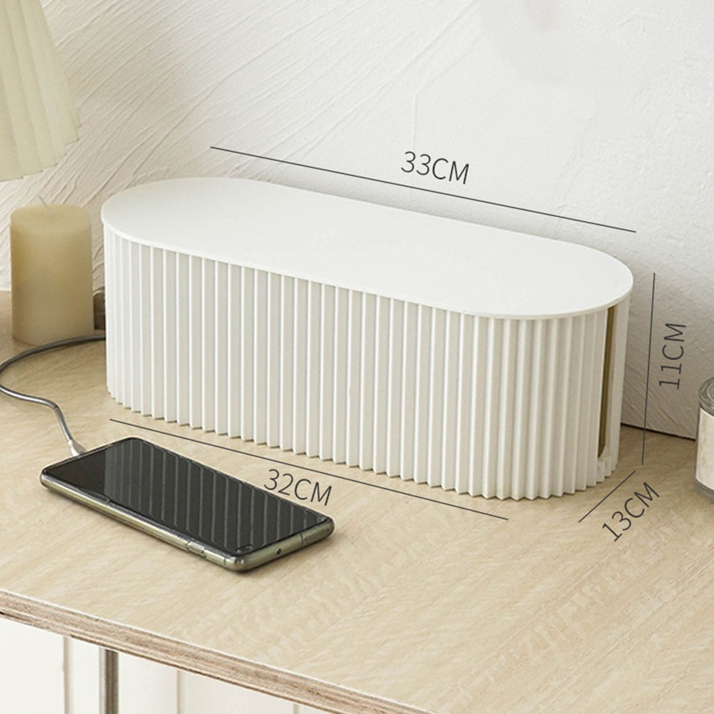 Leke Cable Organiser Box Storage Box Cable Management Box Collector for ...