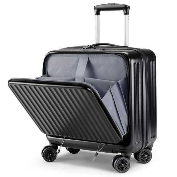 Leke Carry On Luggage 22x14x9 Airline Approved, 20 Inch Hard Shell ...