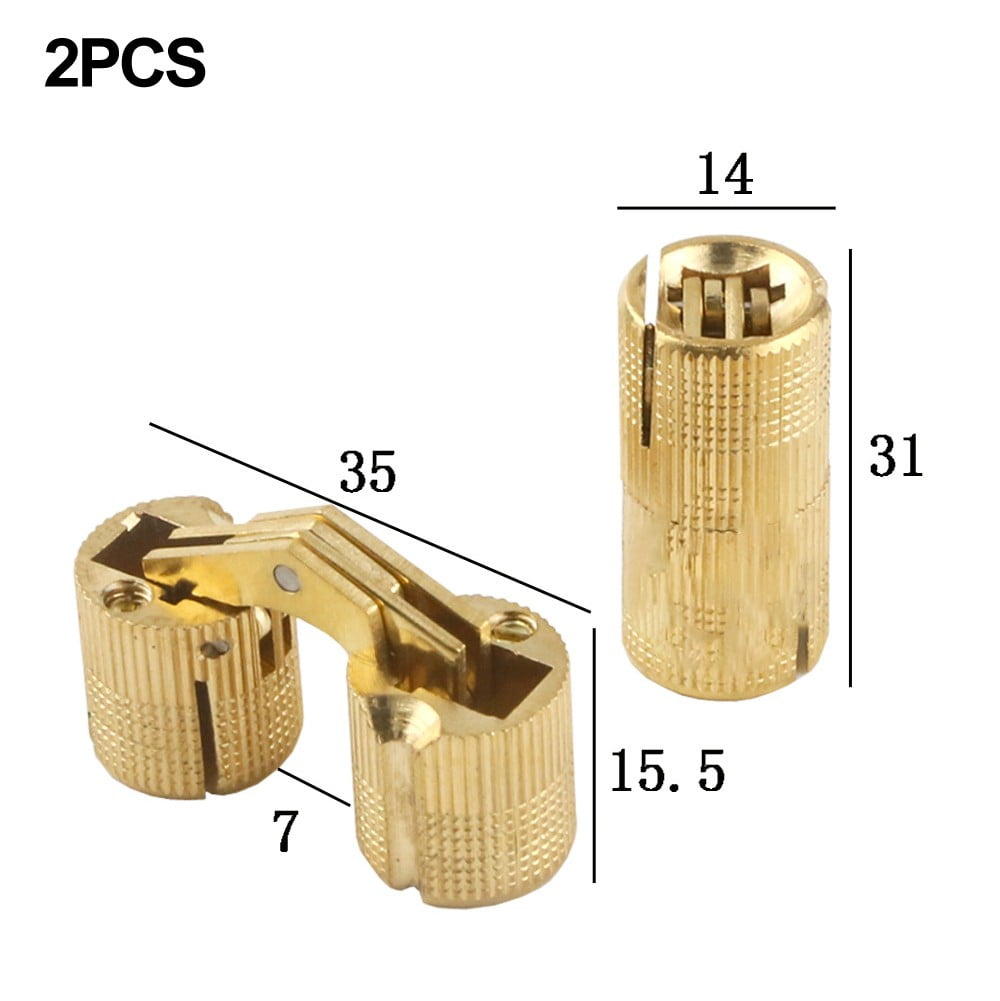 Leke Copper cylinder hinge cylindrical conceal cabinet conceal ...