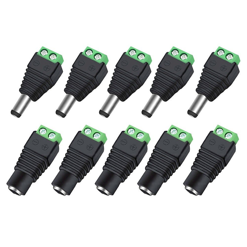 Leke DC female head welding-free DC head DC5.5*2. female to adapter ...