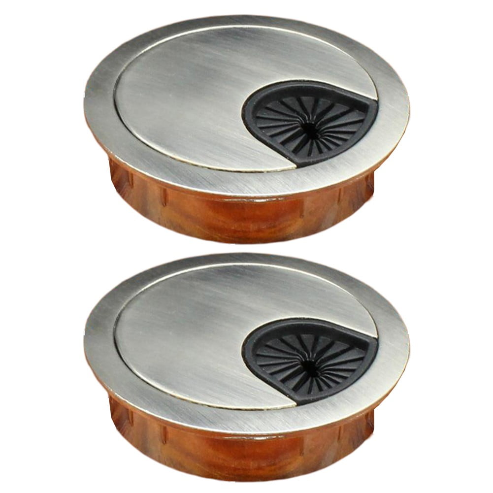 Leke Desk Cable Hole Covers 2 Pcs Cable Hole Covers 53mm Desktop Cable ...