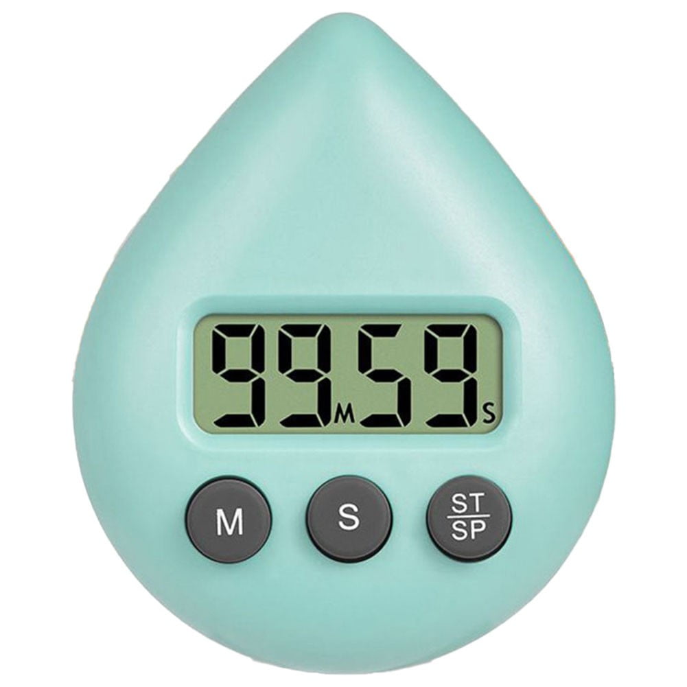 Leke Digital Bathroom Clock Waterproof Shower Clock Timer Temperature ...