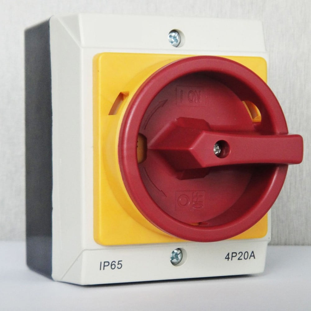 Leke Disconnect Switch Circuit Breaker 4-Pin Rotary Switch Off Switch ...