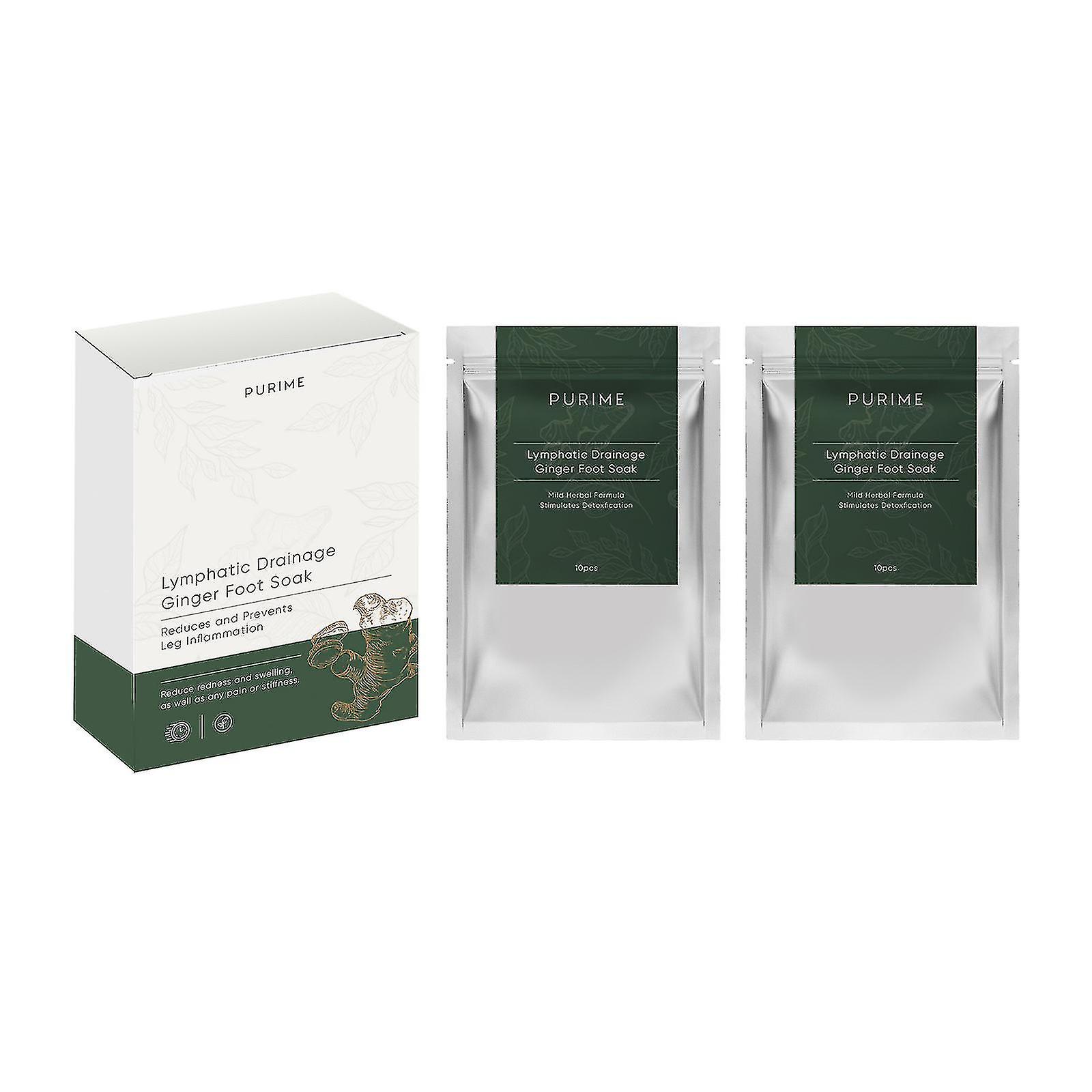 Leke Ginger Foot Bath Bag Sweaty Body Slimming Foam Repels Cold, Drains ...