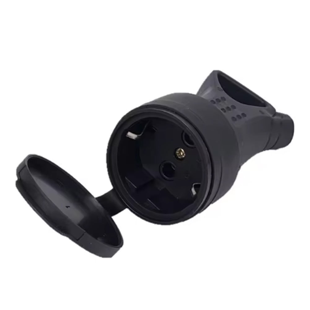 Leke High Poer Socket Rubber Waterproof Electrical Grounded EU ...