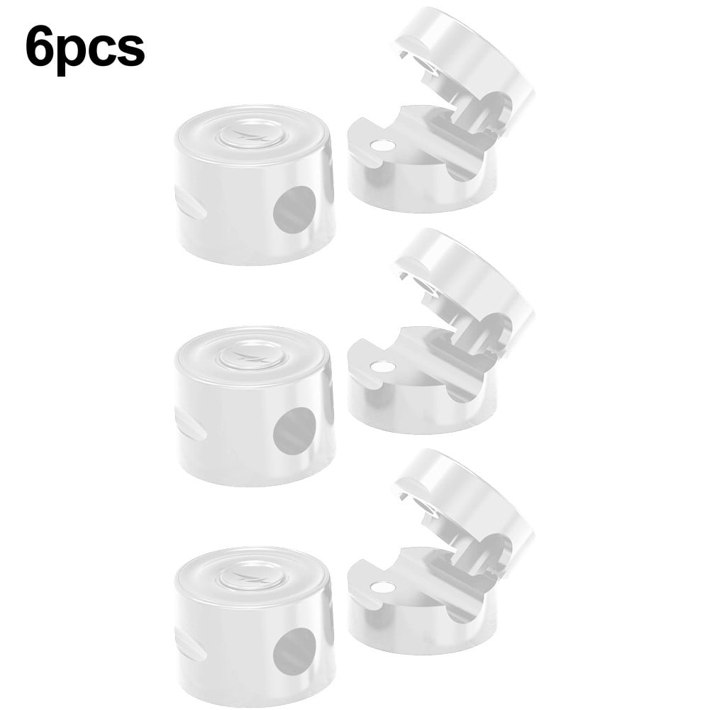 Leke Magnetic Cable Clips Cable Management 6 Pack Desk Cable Clips ...
