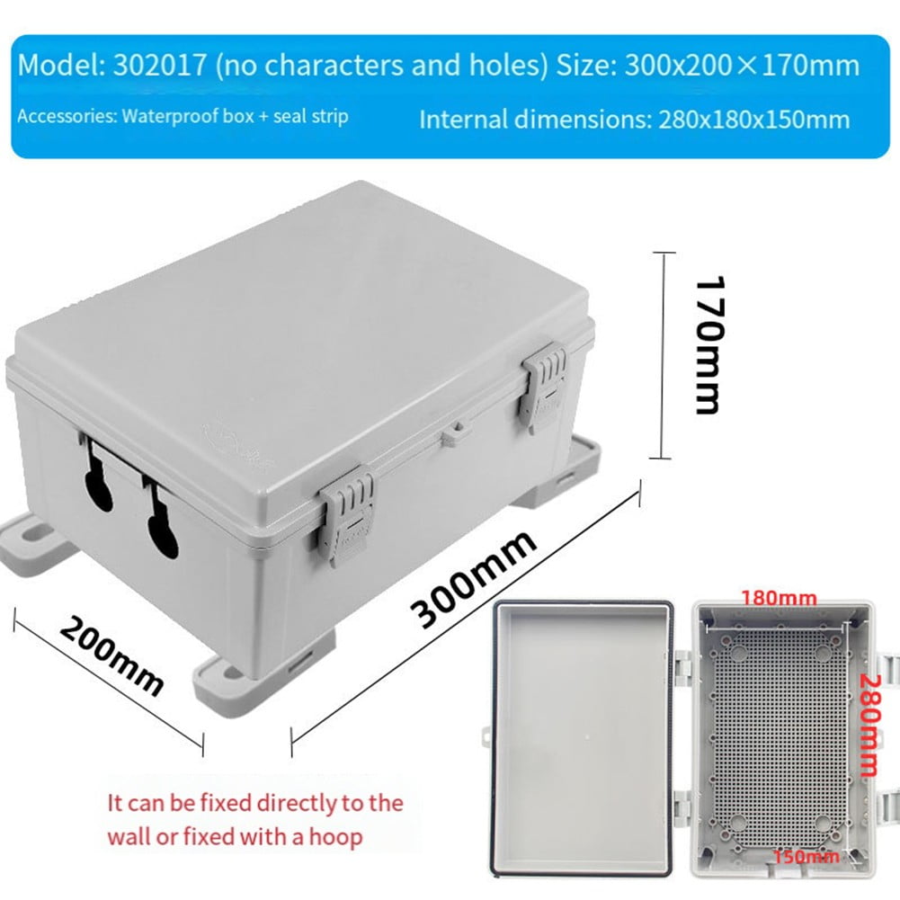 Leke Outdoor plastic waterproof box protective socket waterproof box ...