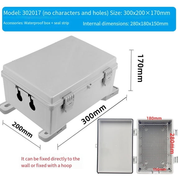 Leke Outdoor plastic waterproof box protective socket waterproof box ...