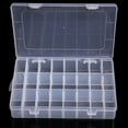 Leke Plastic Organizer Container Box 24 Compartments Jewelry Storage ...