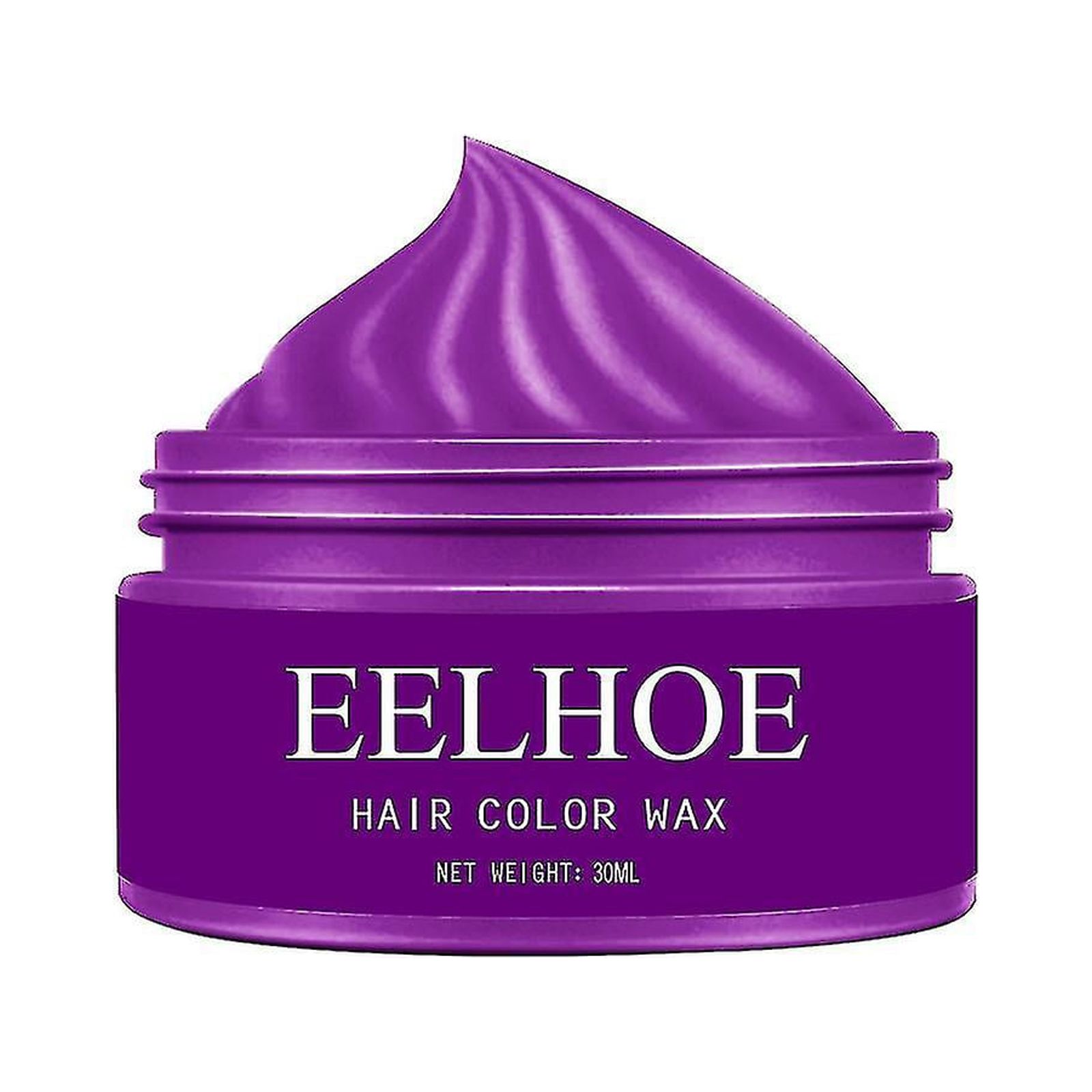 Leke Temporary Hair Wax Granny Gray Colorful Hair Wax Hair Mud Natural Color One-time Easy ...