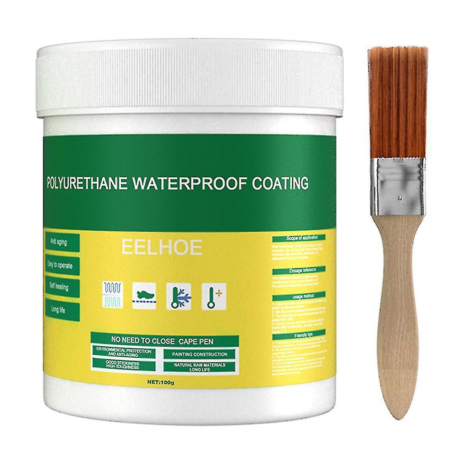 Leke Transparent Waterproof Adhesive Exterior Wall Bathroom Toilet ...