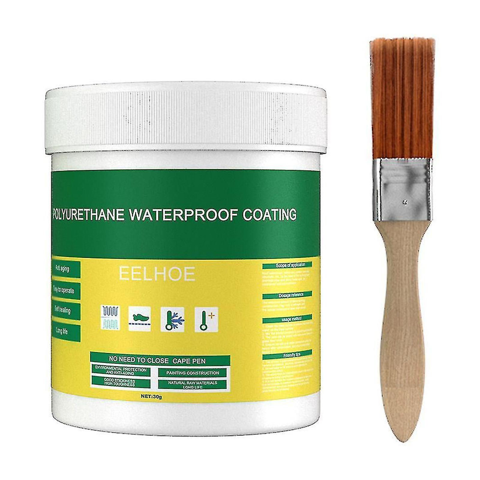 Leke Transparent Waterproof Adhesive Exterior Wall Bathroom Toilet ...