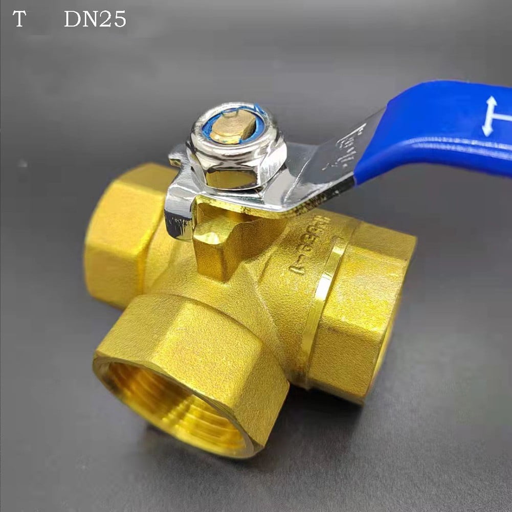 Leke Valves Three-way Ball Valve 1 Inch Ball Valve Copper Ball Valve ...