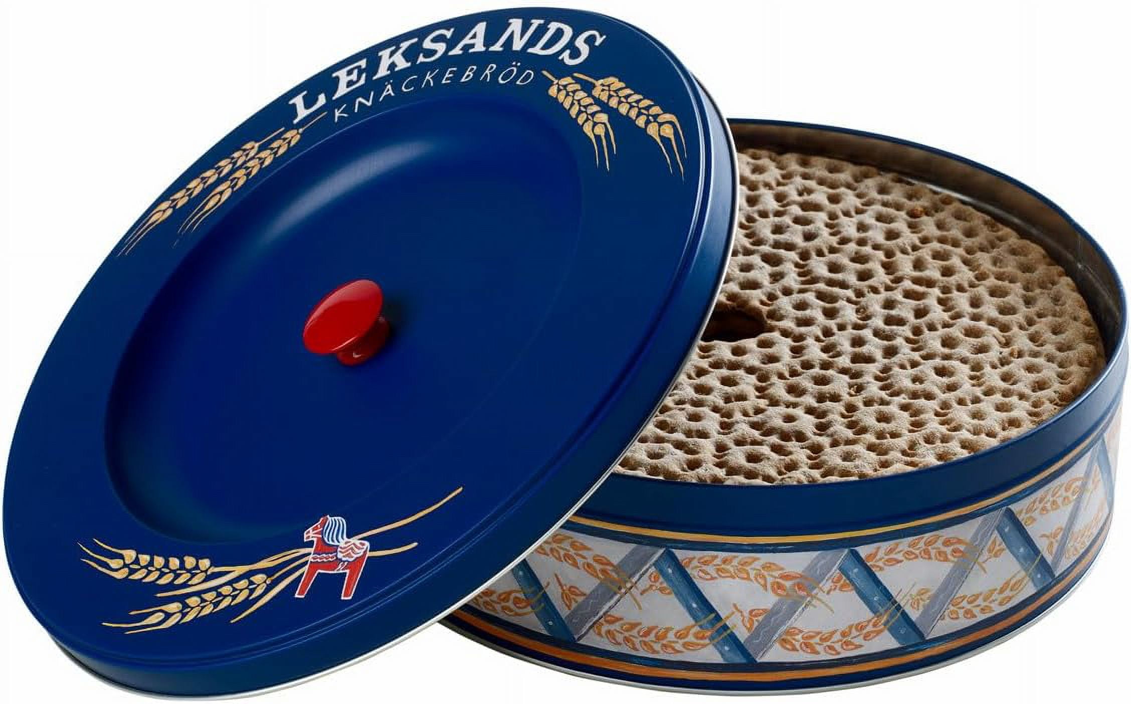 Leksands Decorative Tin for Crispbread Rounds - Walmart.com