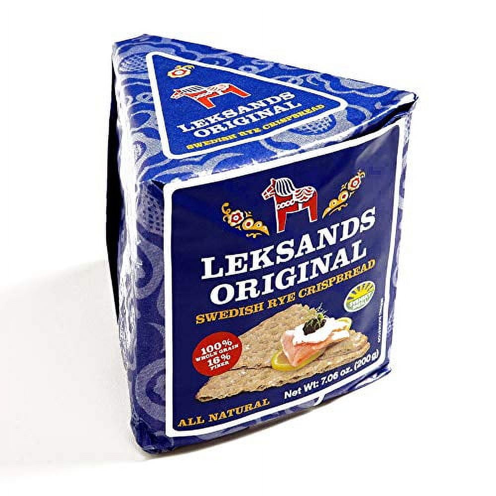 Leksands Triangle Crispbread Crackers 7.05 oz each (3 Items per Order ...