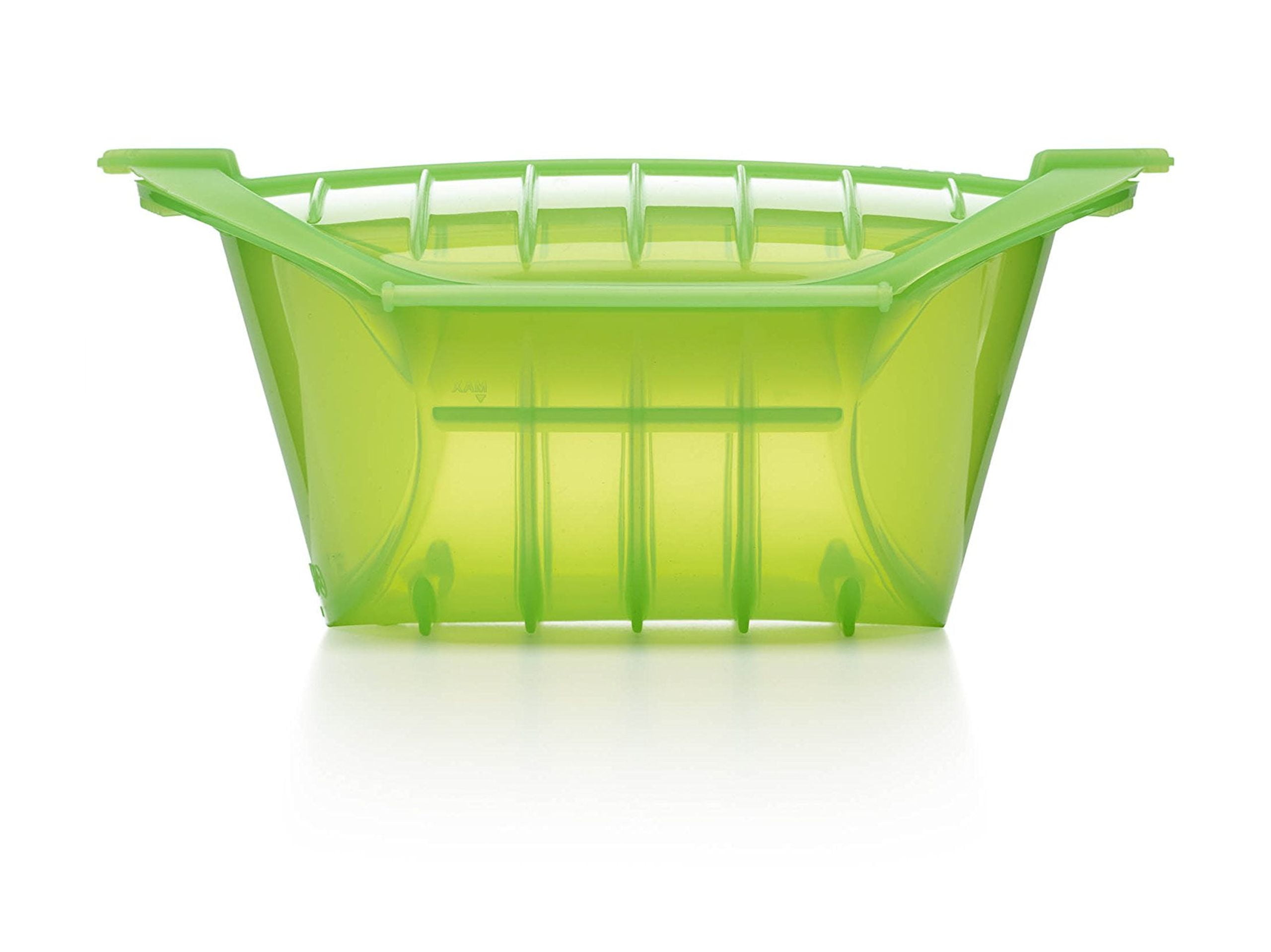 Lekue 3-4 Person Deep Steam Case with Tray and Cookbook, Green ...