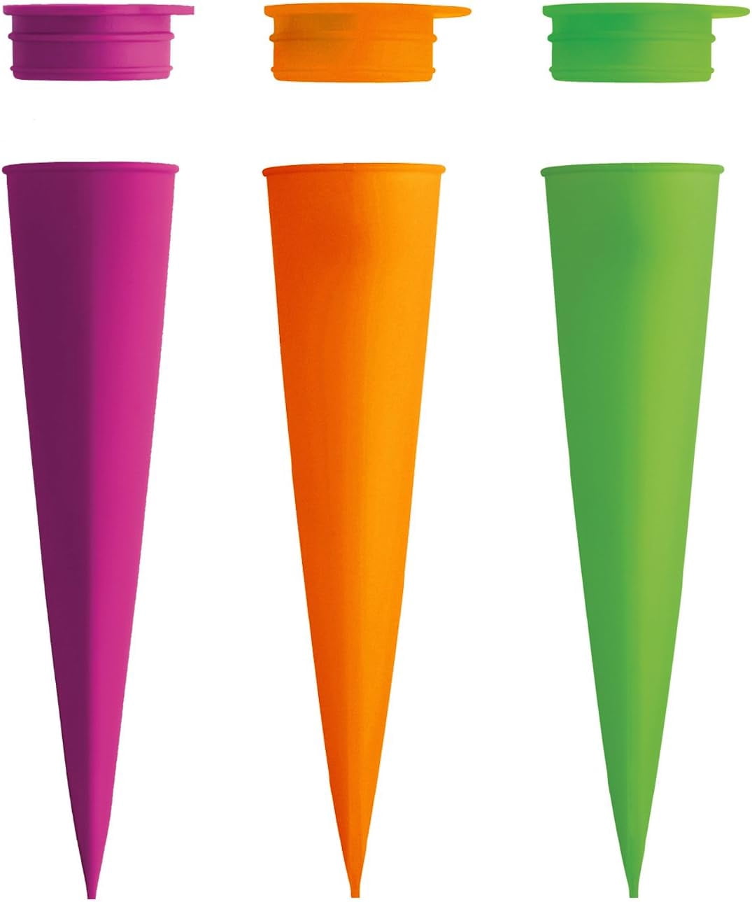Lekue Ice Cream Pop Molds Set of 3, Colors, Assorted - Walmart Business ...