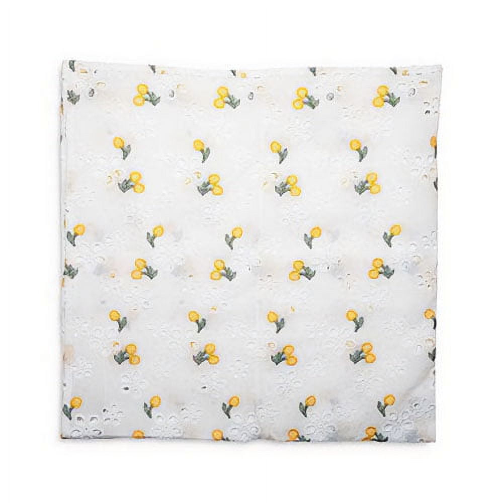 Lele Sadoughi Lemon Eyelet Square Scarf – 100% Exclusive - Walmart.com