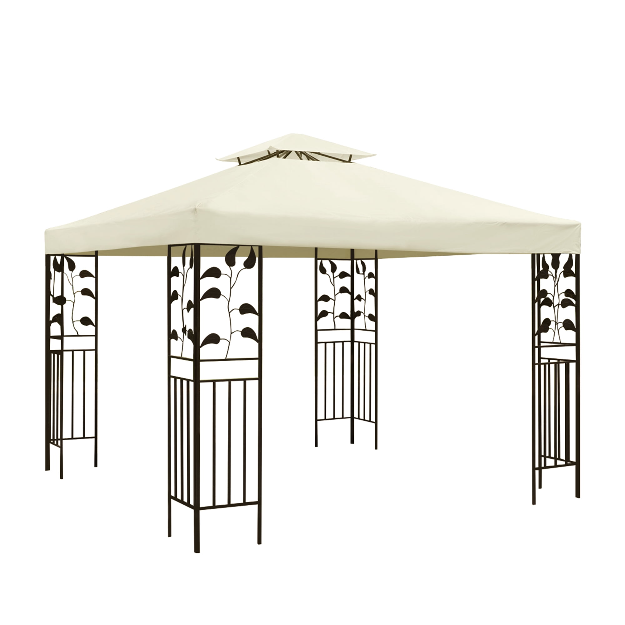 Lelinta 10x10 ft Beige Pop up Outdoor Canopies, Sun Protection ...