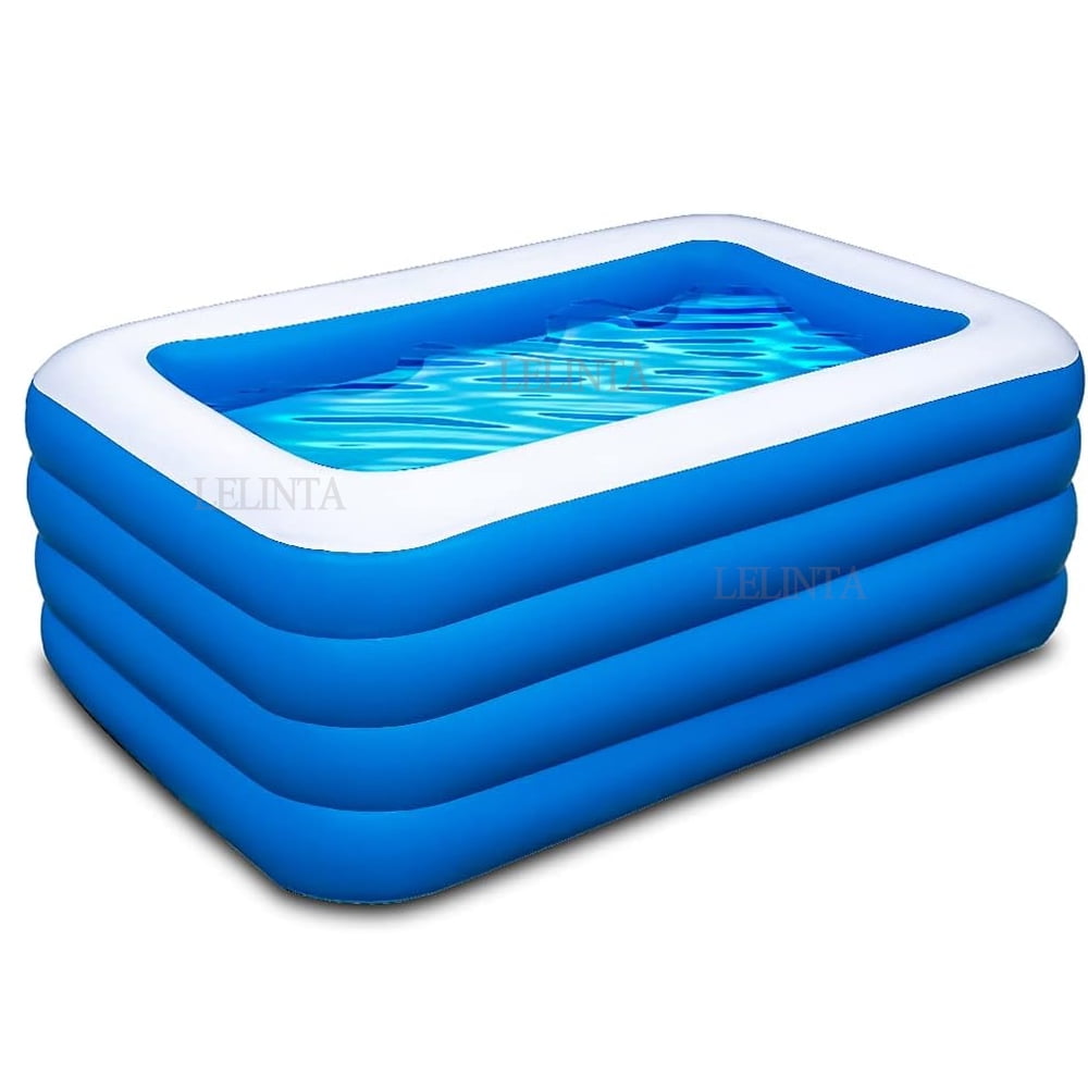 Lelinta Kiddie Pool Rectangle 27.55” 27.55” Swimming Pools - Walmart.com