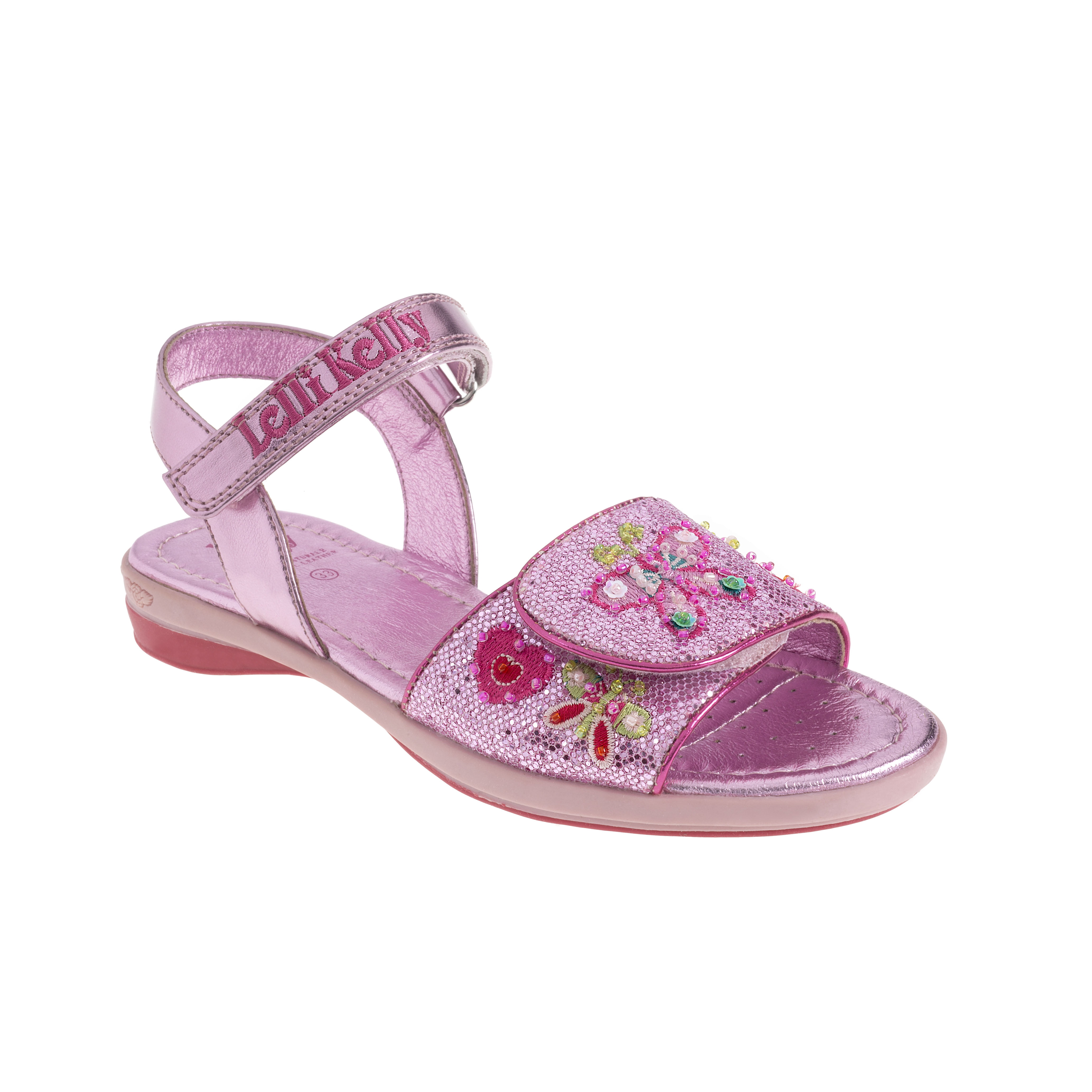 Lelli Kelly Girl's Alexandra LK4472 Glitter Sandals - Walmart.com
