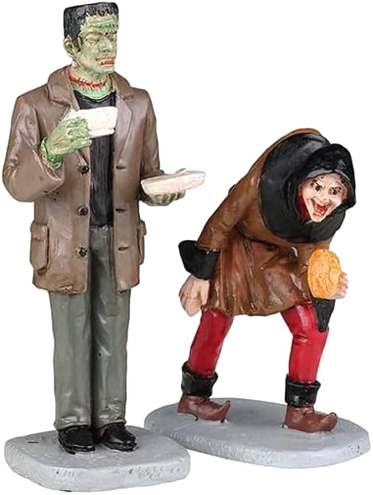 Lemax 22106 MONSTER COFFEE BREAK Set of 2 Spooky Town Figurine ...